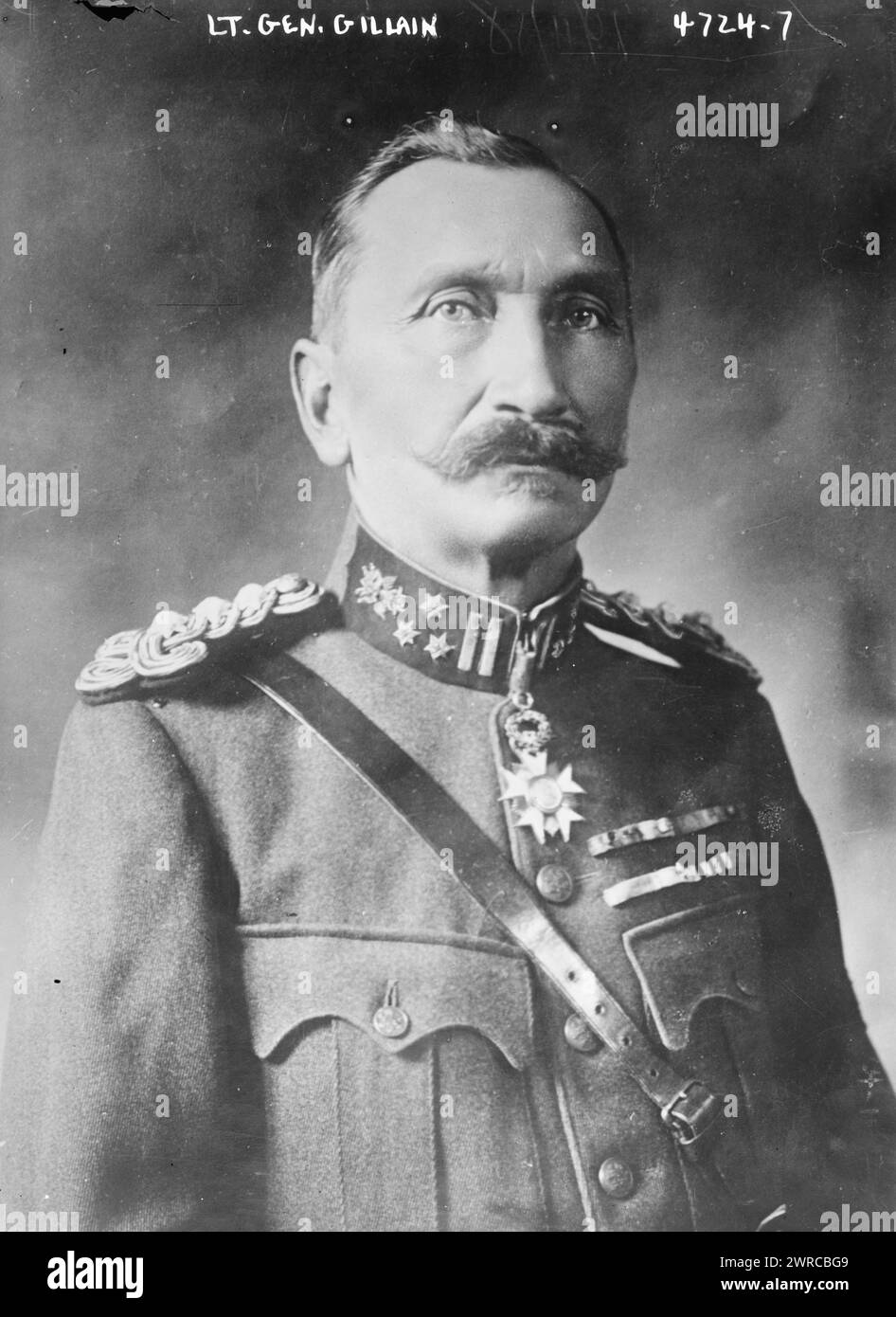 Lt. Gen. Gillain, Photograph shows Belgian general Cyriaque Cyprien ...