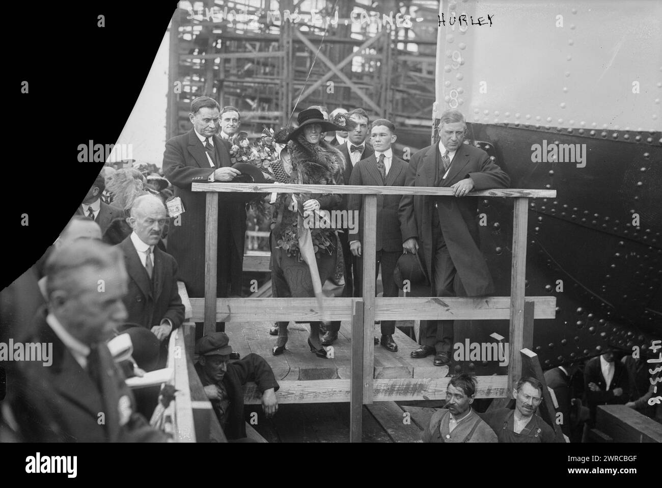 Newark bay shipyard superintendent edward j hi-res stock photography ...