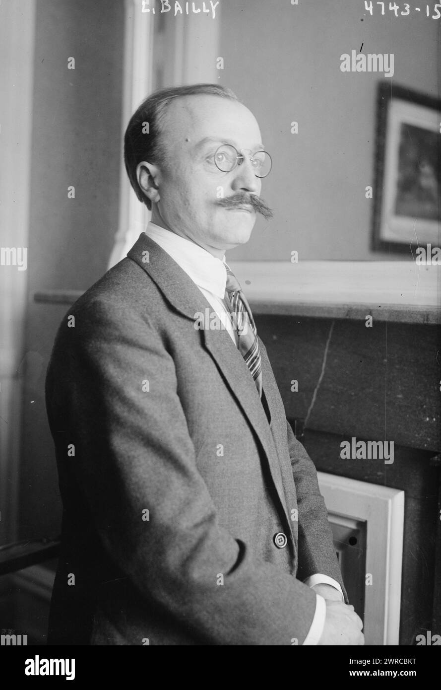L. Bailly, Photograph shows violist Louis Bailly (1882-1974) who was a ...