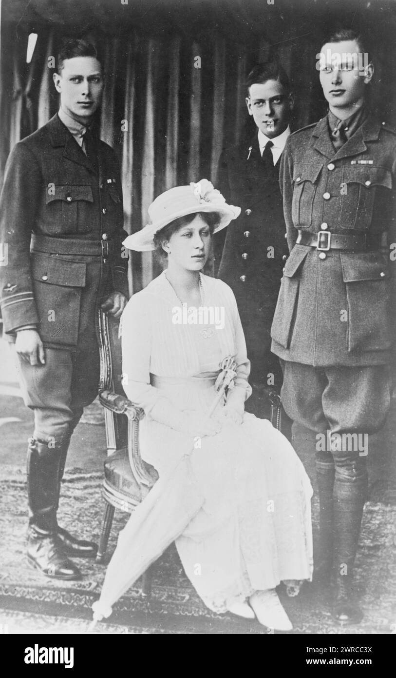 Princess Mary & Brothers, Photograph shows children of King George V ...