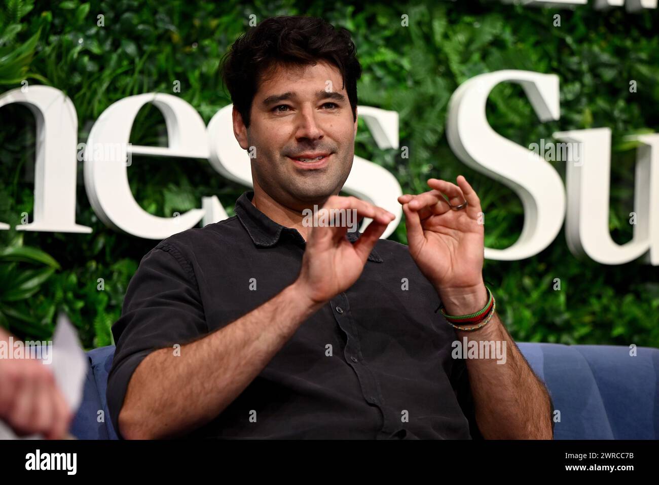 Sydney, Australia. 12th Mar, 2024. Canva Co-founder and COO Cliff ...