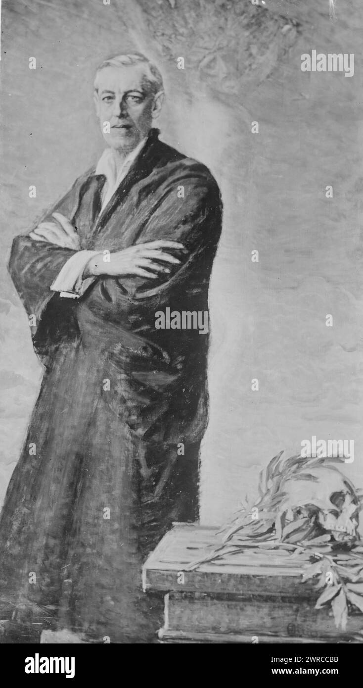 Wilson (By Louis Mark), Photograph shows a portrait of President ...