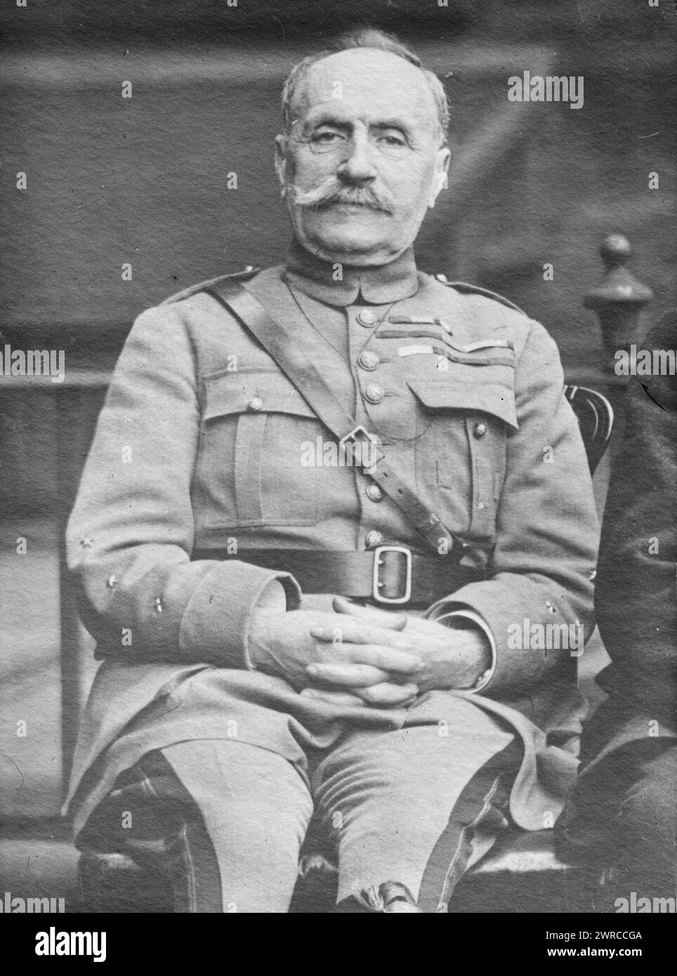 Gen. Foch, Photograph shows Marshal Ferdinand Jean Marie Foch (1851 ...