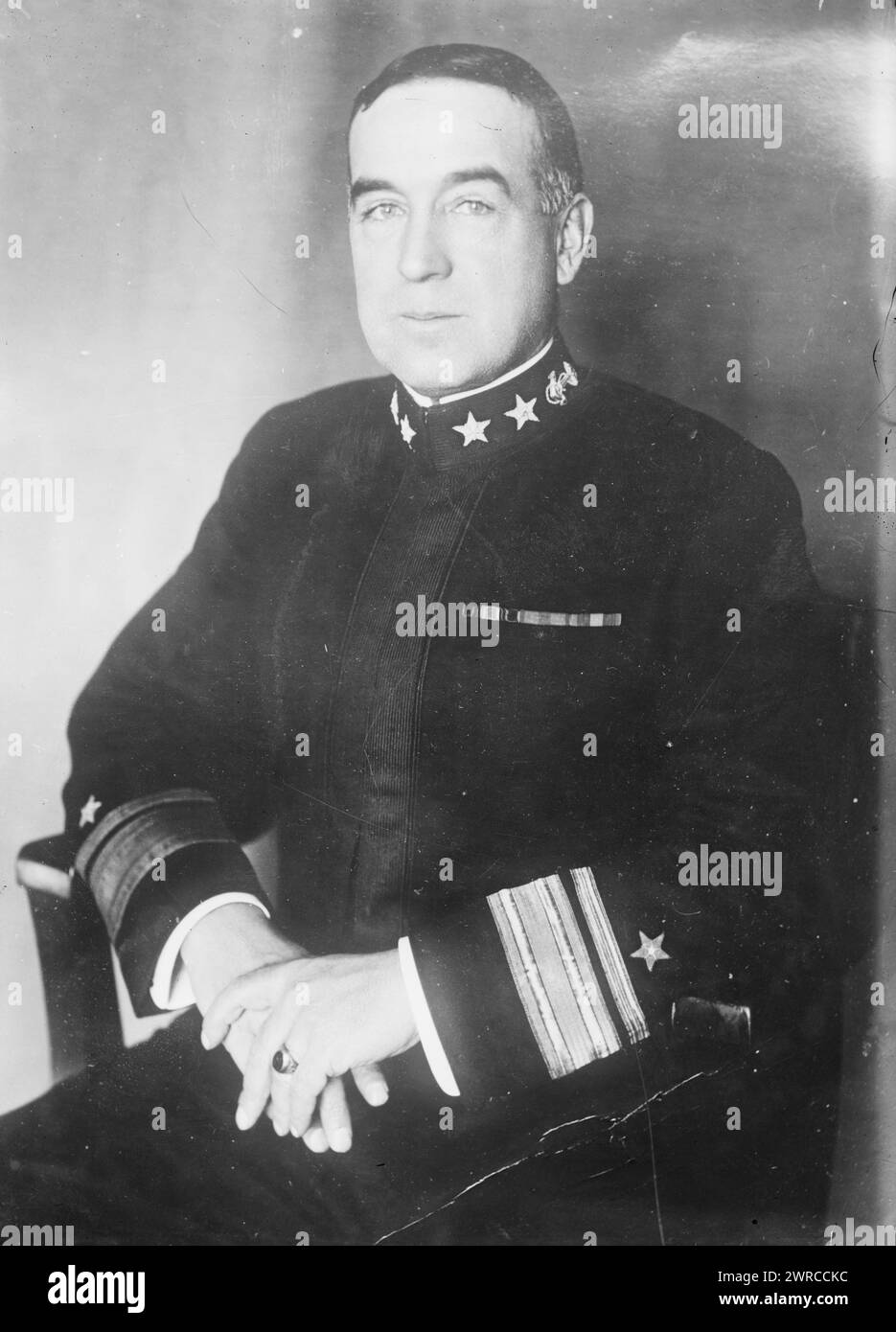 Adm. Ralph Earle, between ca. 1915 and ca. 1920, Glass negatives, 1 ...