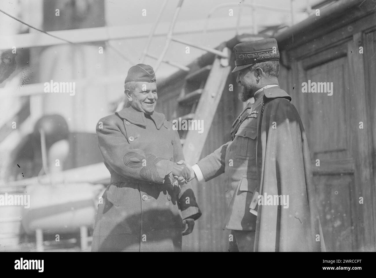 Col. Wm. Wallace & Gen. Guglielmotti, Photograph shows William Arthur ...