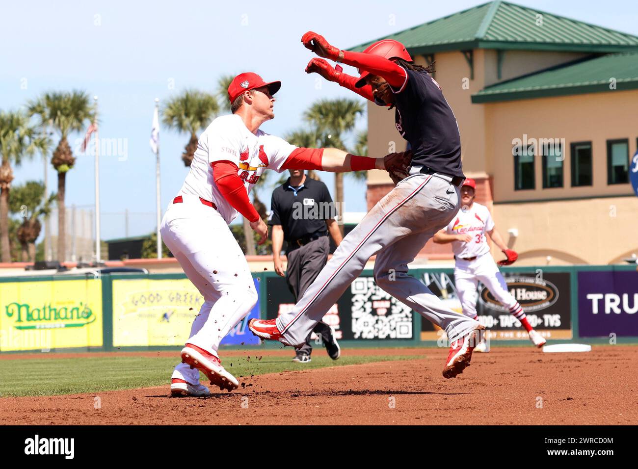 JUPITER, FL - MARCH 11: Washington Nationals shortstop C.J. Abrams (5 ...