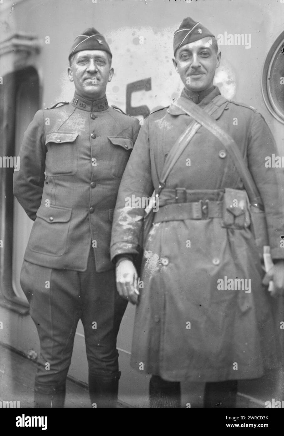 Col. F.A. Synder & Lt. Col. J.S. Bradford, Photograph shows Colonel ...