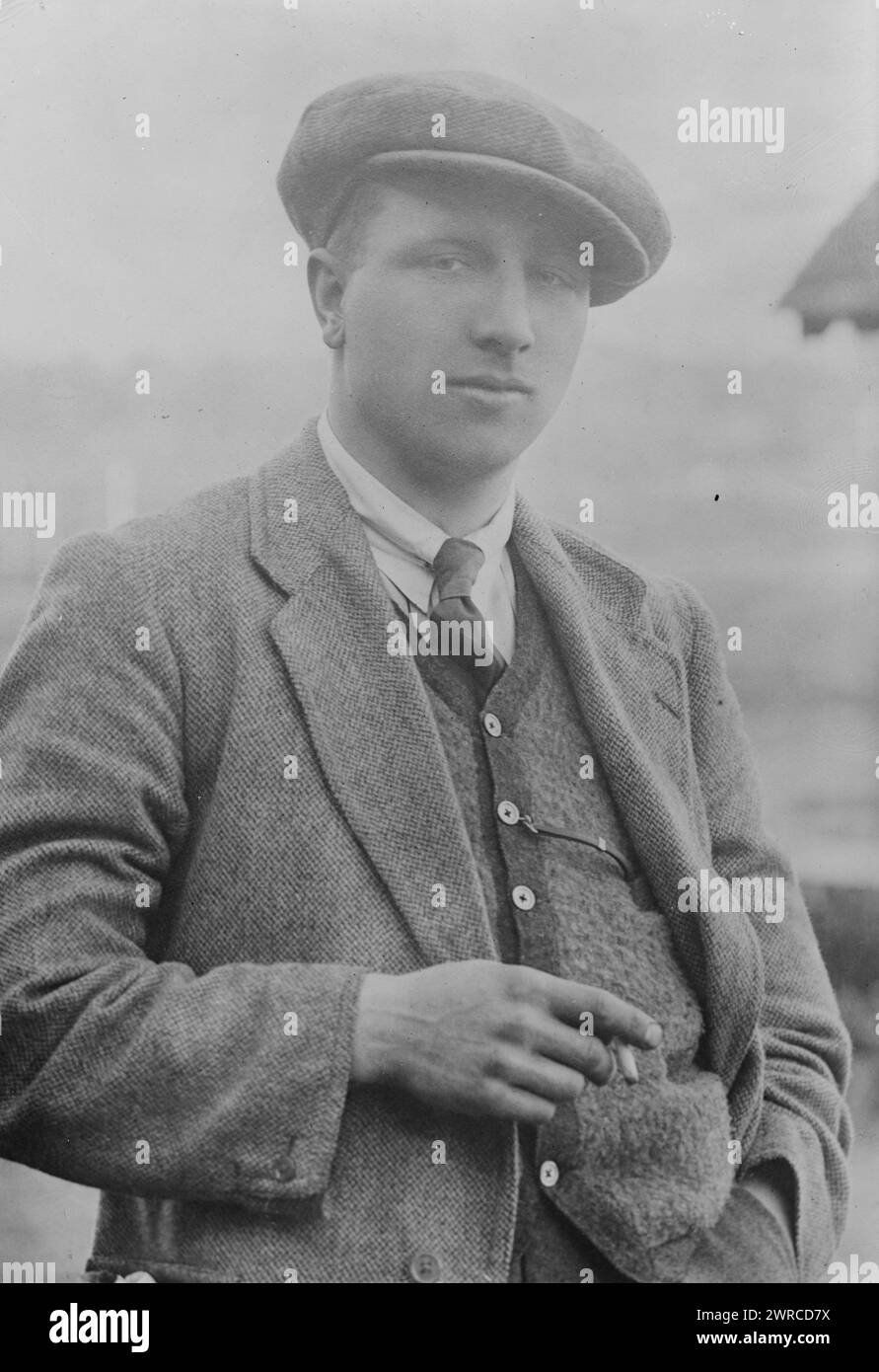 Capt. John Alcock, between ca. 1915 and ca. 1920, Glass negatives, 1 ...