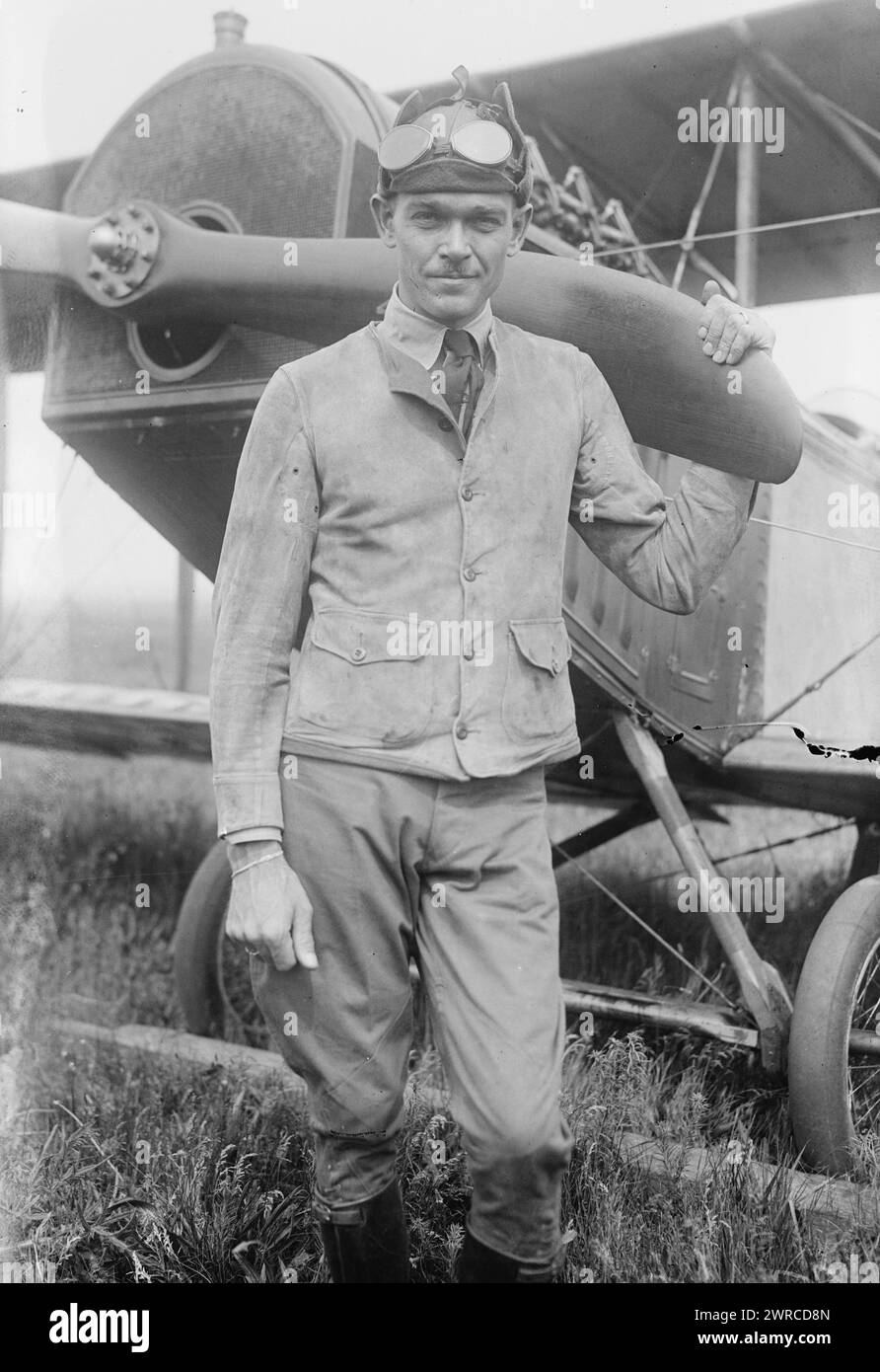 Lt. O. Locklear, Photograph shows stunt pilot and film actor Ormer ...