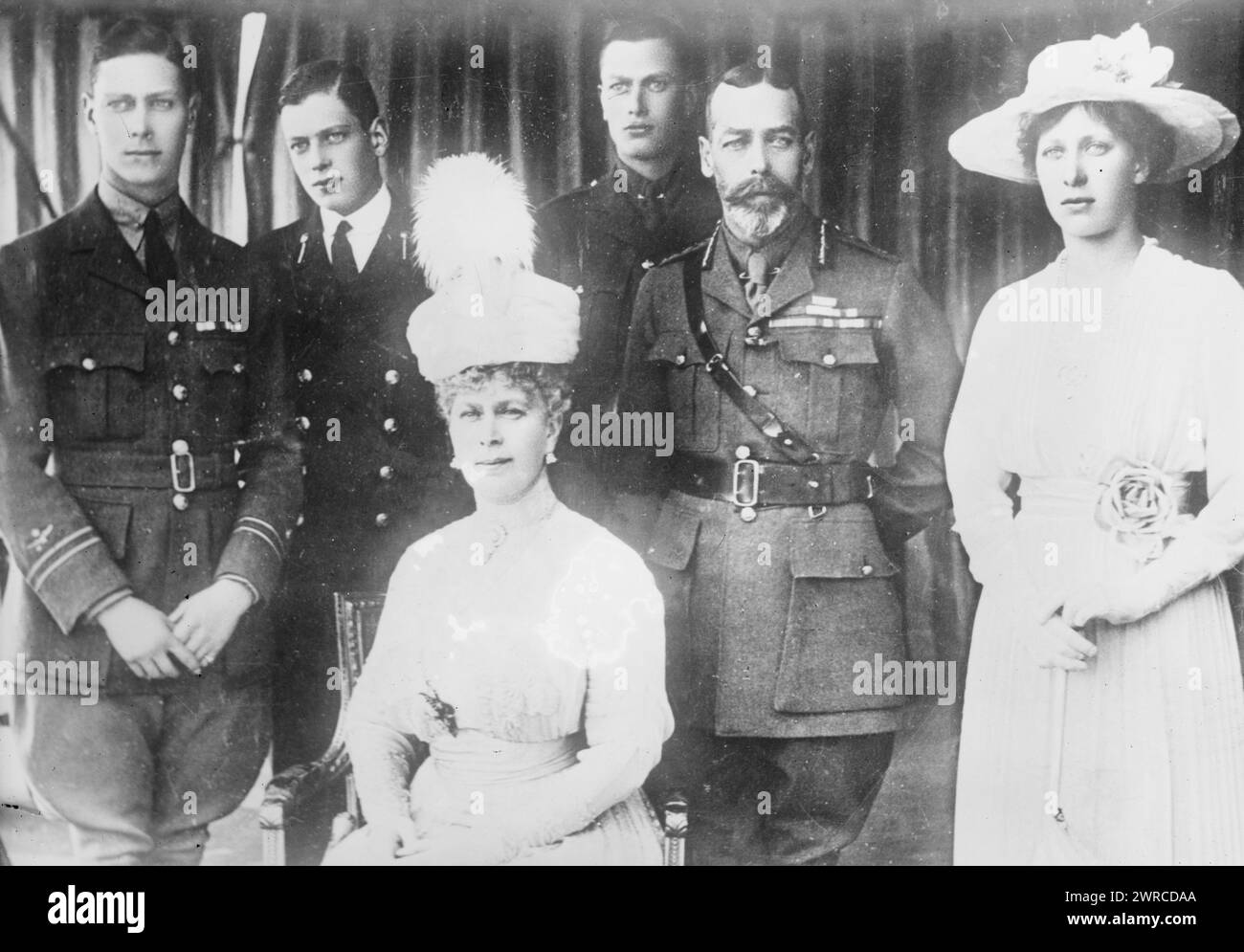 British royal family, Photograph shows members of the British royal ...