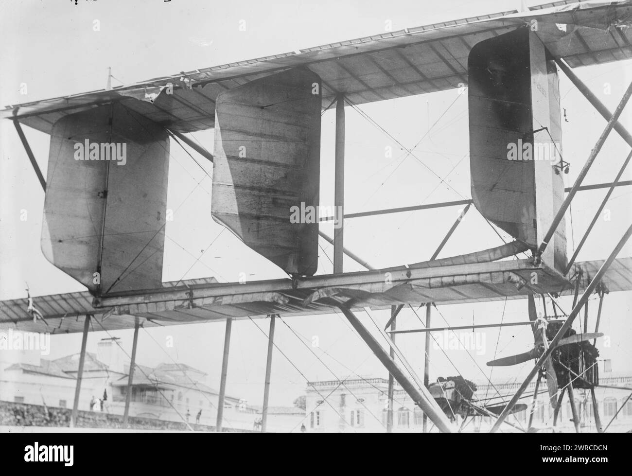 Tail of NC-3, Photograph shows Navy-Curtiss Flying Boat NC-3, probably ...
