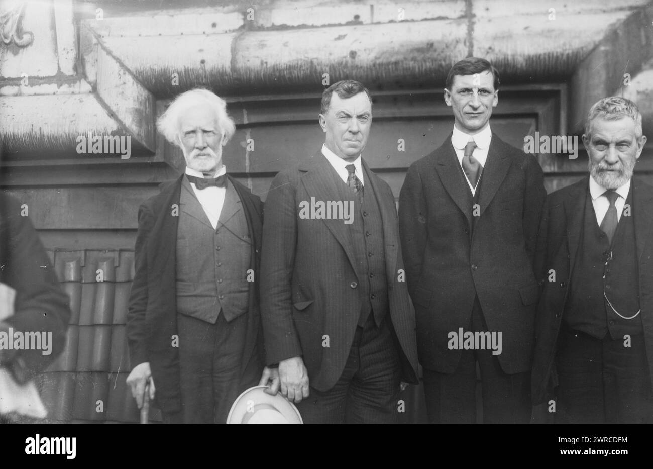 Goff, Cohalan, De Valera, Devoy, Photograph shows John W. Goff (1846 ...