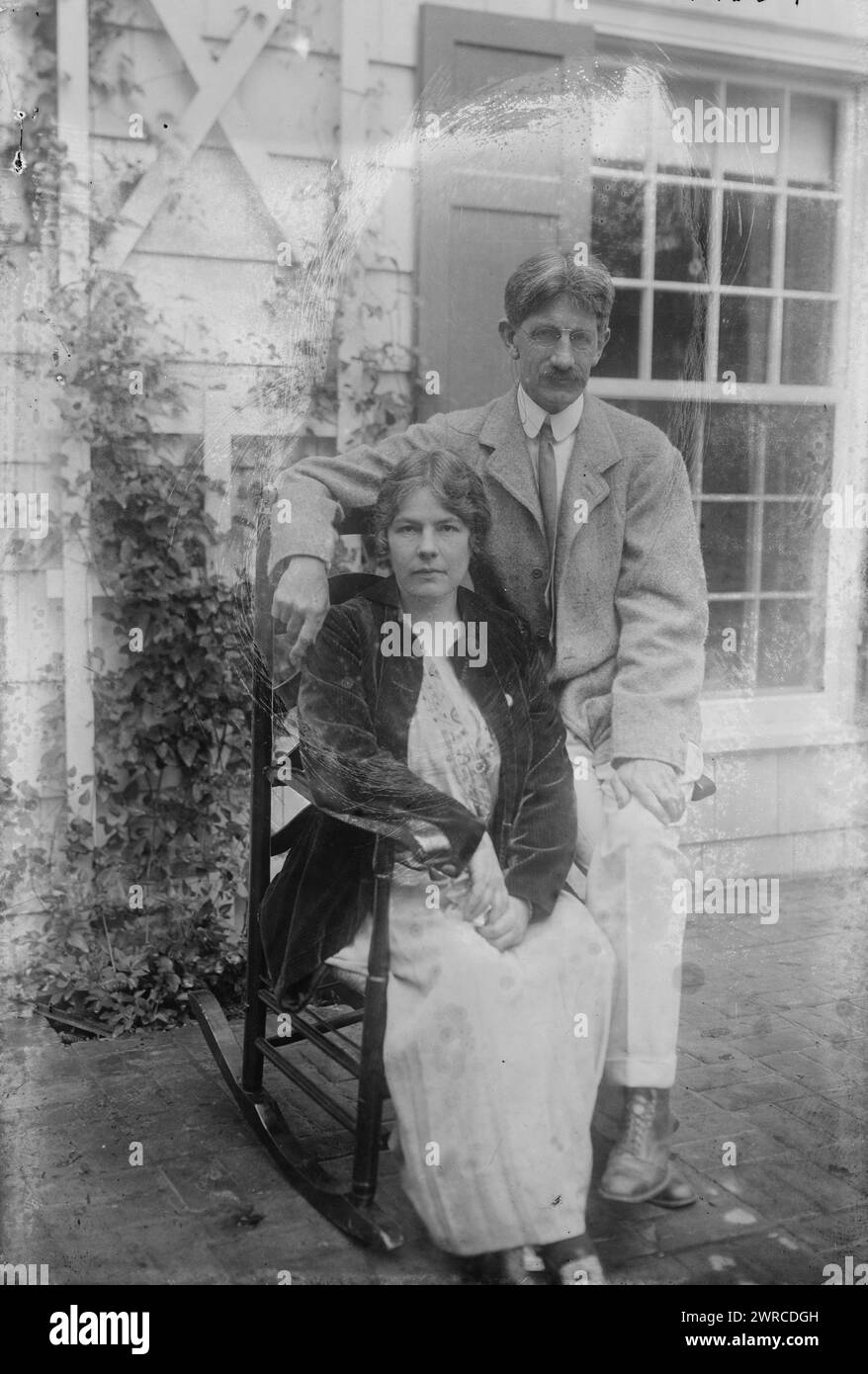Homer, Photograph shows the composer Sidney Homer (1864-1953) and his ...