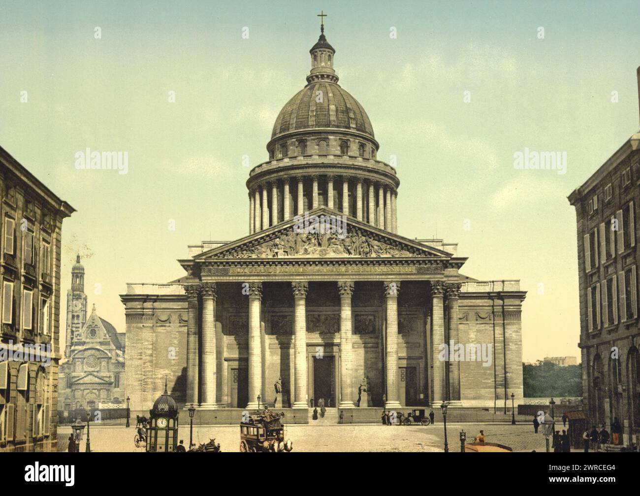The Pantheon, Paris, France, between ca. 1890 and ca. 1900., Color ...