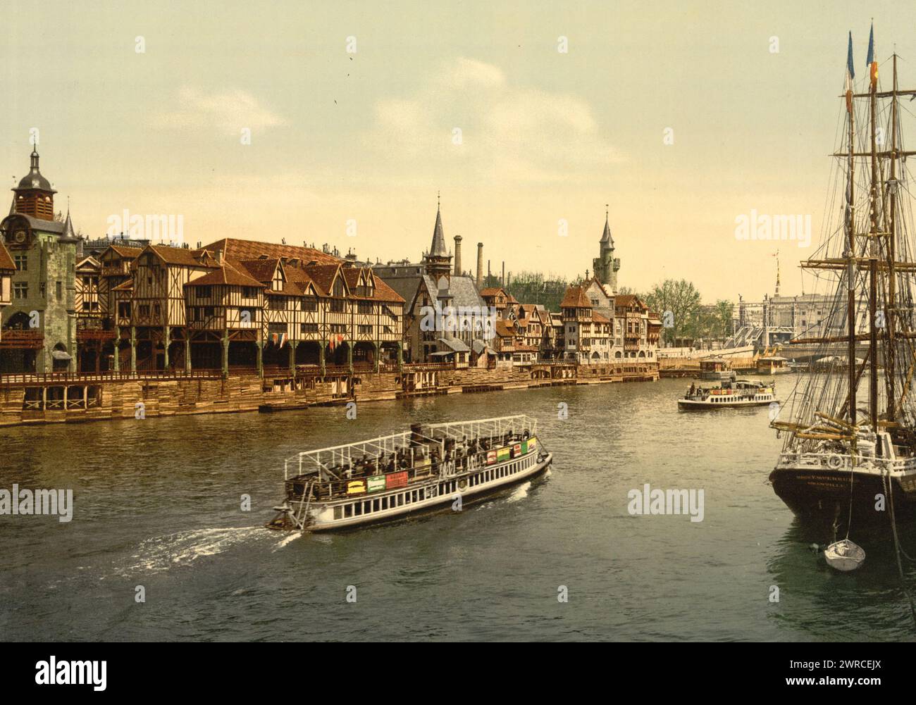 Ancient Paris, Exposition Universal, 1900, Paris, France, between ca ...