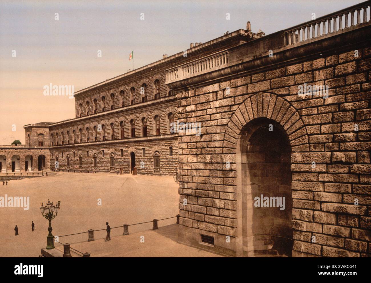 Pitti Palace, royal residence, Florence, Italy, between ca. 1890 and ca ...