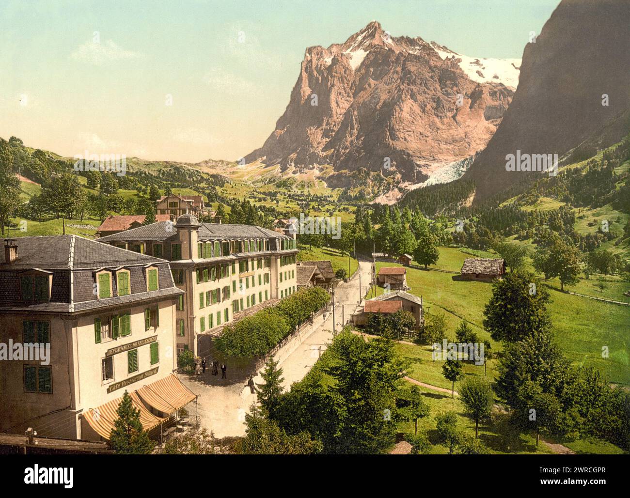 Grindelwald, Hotel Eiger, Bernese Oberland, Switzerland, between ca ...