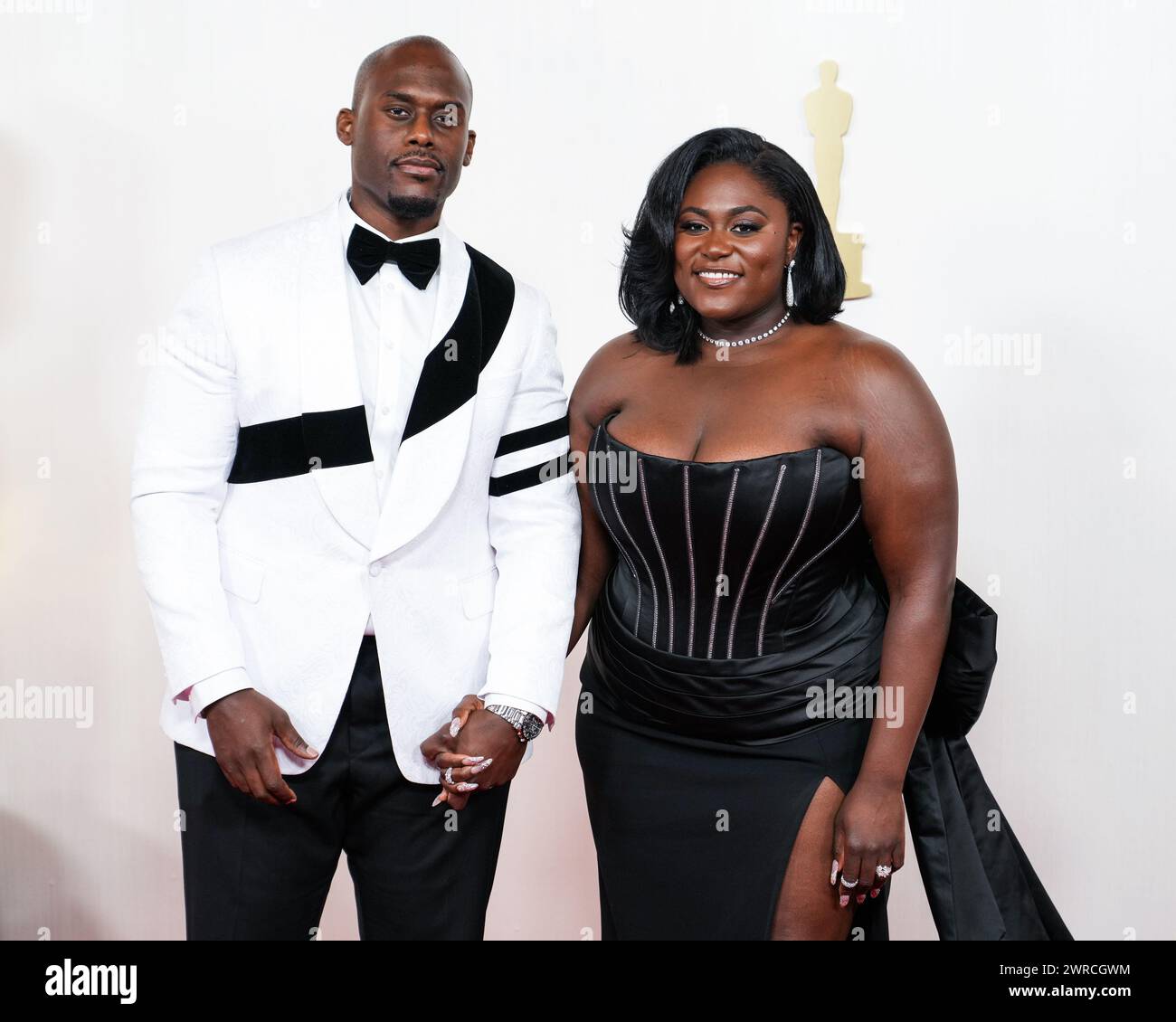 Los Angeles, USA. 10th Mar, 2024. Dennis Gelin and Danielle Brooks walking on the red carpet at ...