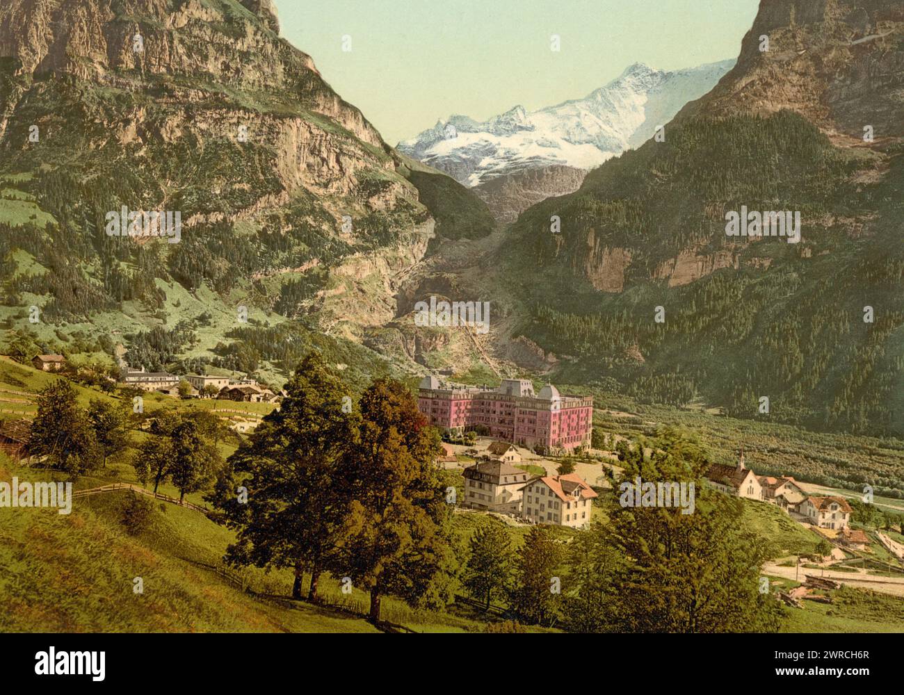 Grindelwald, Hotel Bären, Bernese Oberland, Switzerland, between ca ...