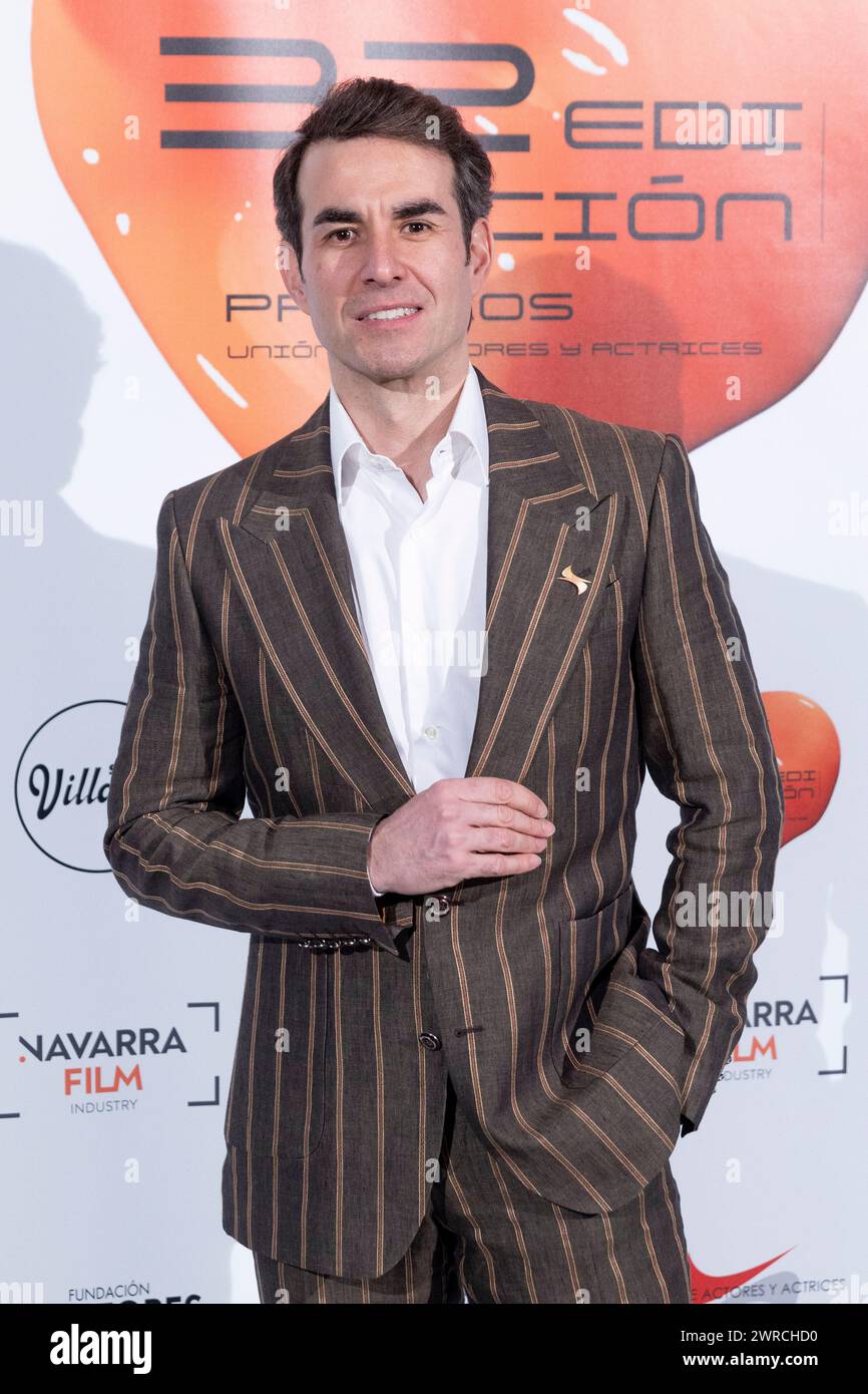 Daniel Muriel attends 'the Unión De Actores Awards 2024' Photocall at Teatro Circo Price in ...