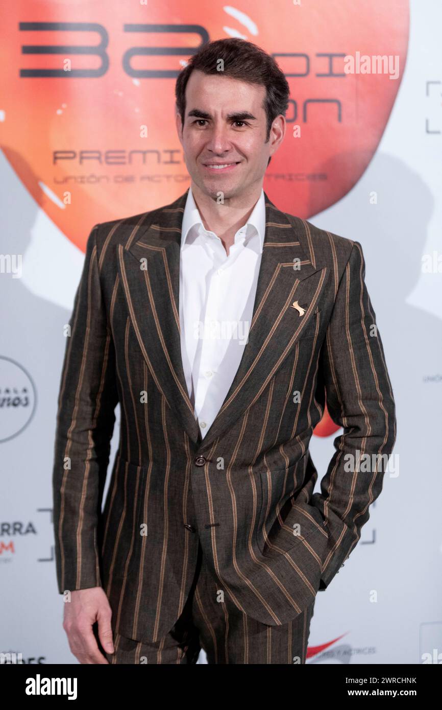 Madrid, Spain. 11th Mar, 2024. Daniel Muriel attends 'the Unión De Actores Awards 2024 ...