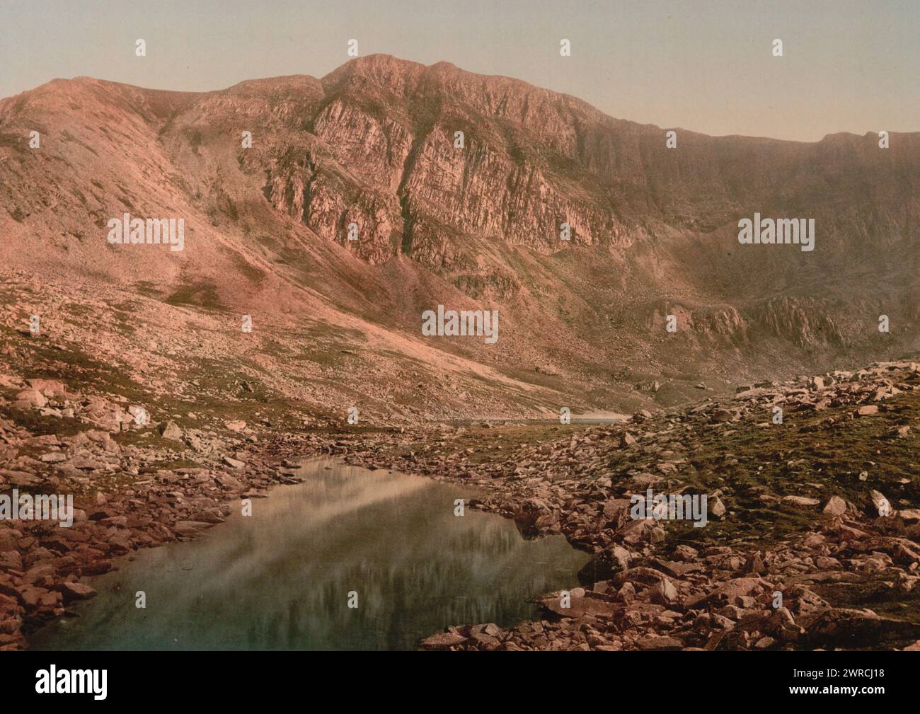 Cader Idris and Llyn-y-Cader (i.e. Cadair), Wales, between ca. 1890 and ...