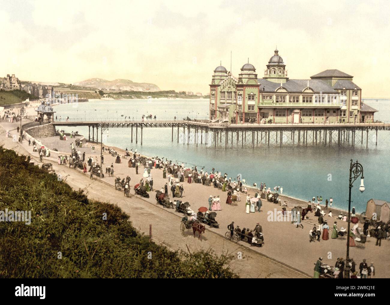 Pier and Pavillion, Colwyn Bay, Wales, Image shows the Victoria Pier ...