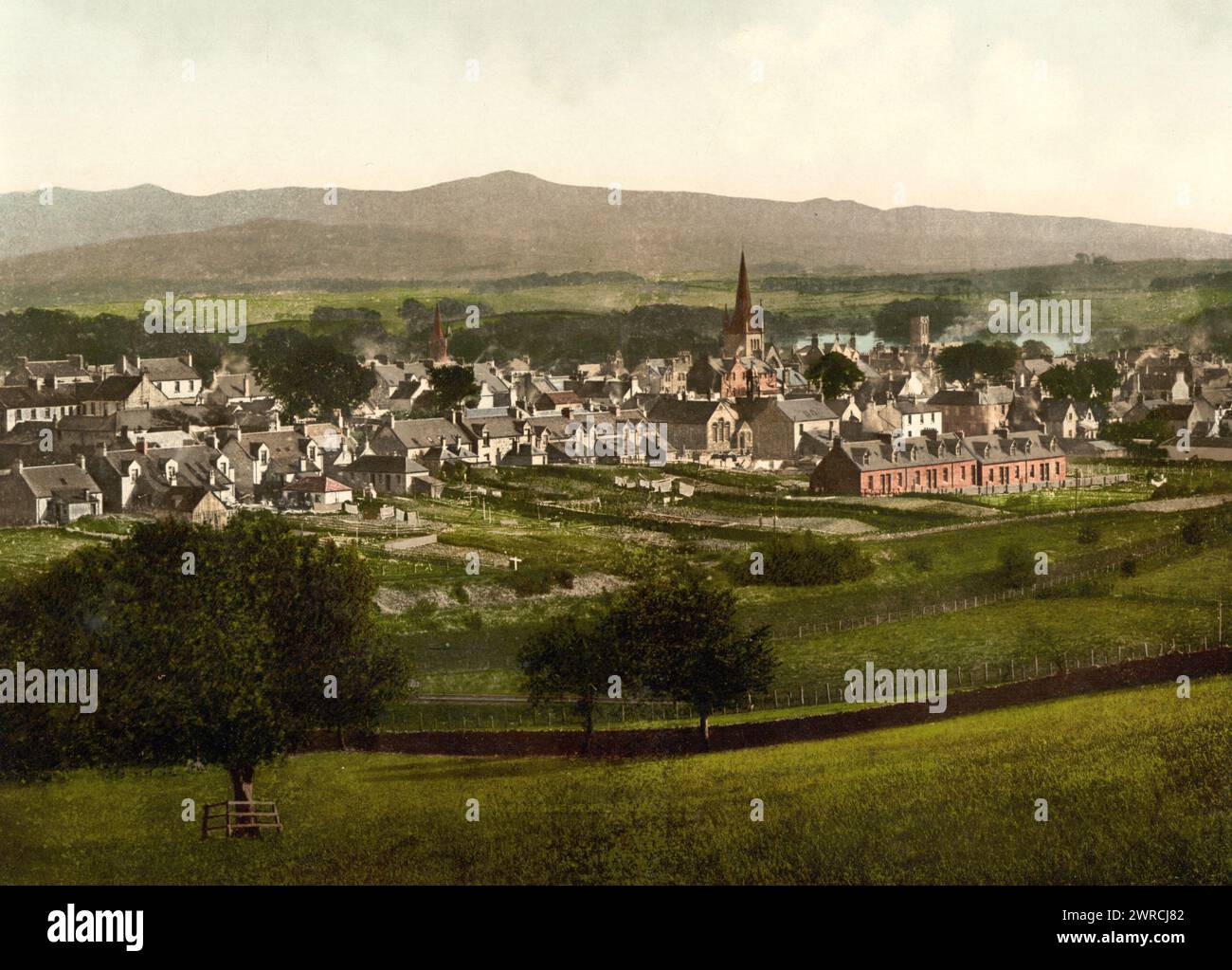 Castle Douglas from Dunmuir, Scotland, between ca. 1890 and ca. 1900 ...
