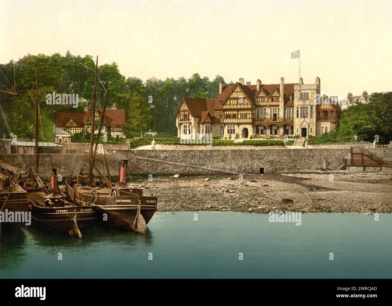 Royal Marine Hotel, Hunter's Quay, Scotland, between ca. 1890 and ca ...
