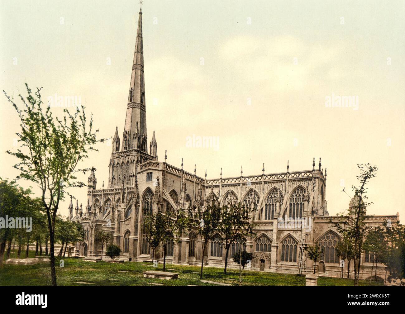 St. Mary Redcliffe, Bristol, England, between ca. 1890 and ca. 1900 ...