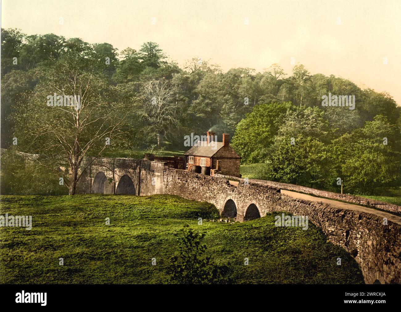 Ambergate, Halfpenny Bridge, Derbyshire, England, between ca. 1890 and ...