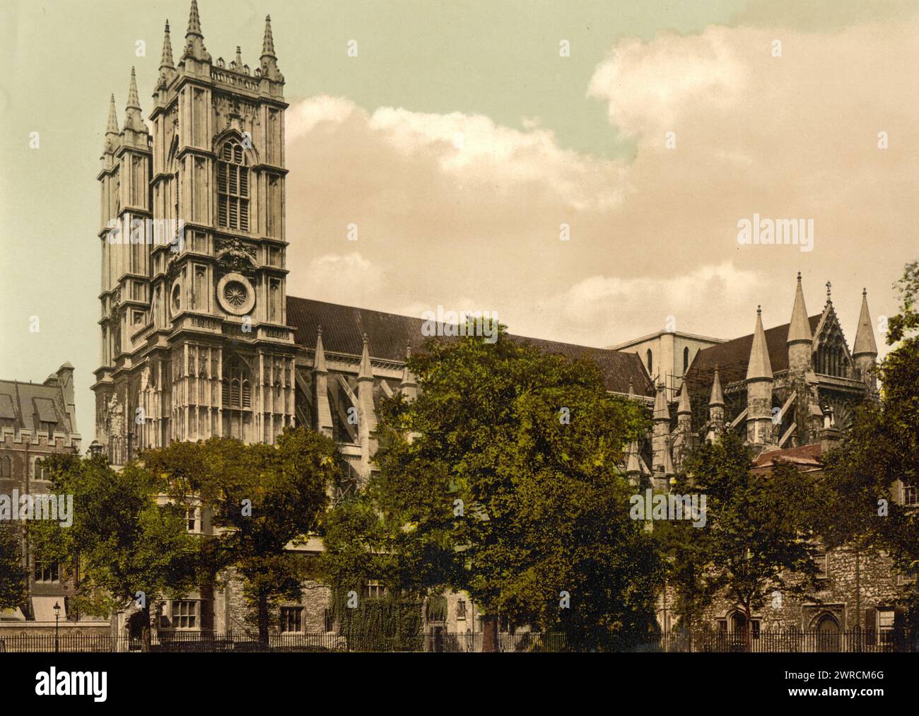 Westminster Abbey, London, England, between ca. 1890 and ca. 1900 ...