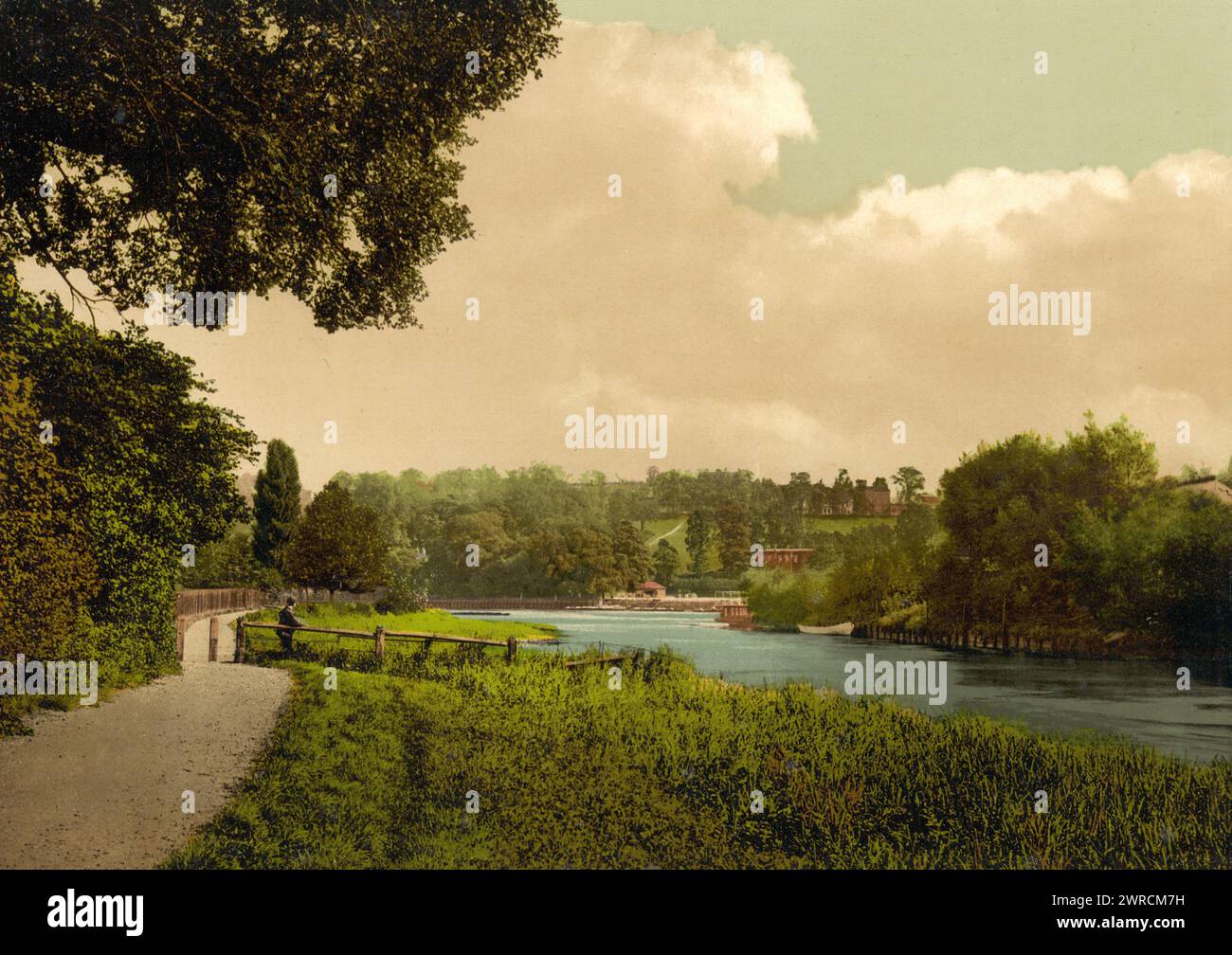 Richmond, view of the Thames, England, between ca. 1890 and ca. 1900 ...