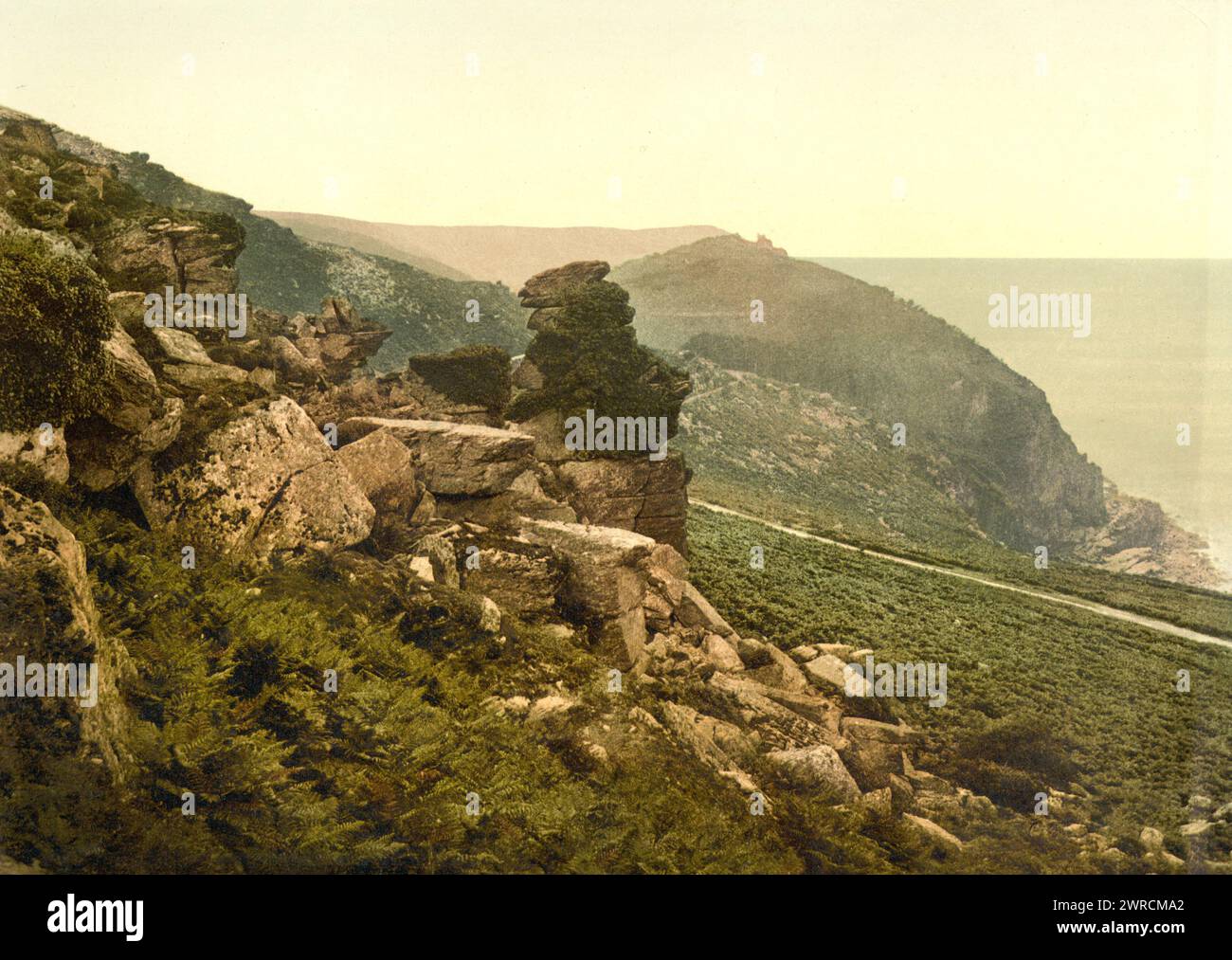 The Devil's Cheesewring in the Valley of Rocks, Lynton and Lynmouth ...
