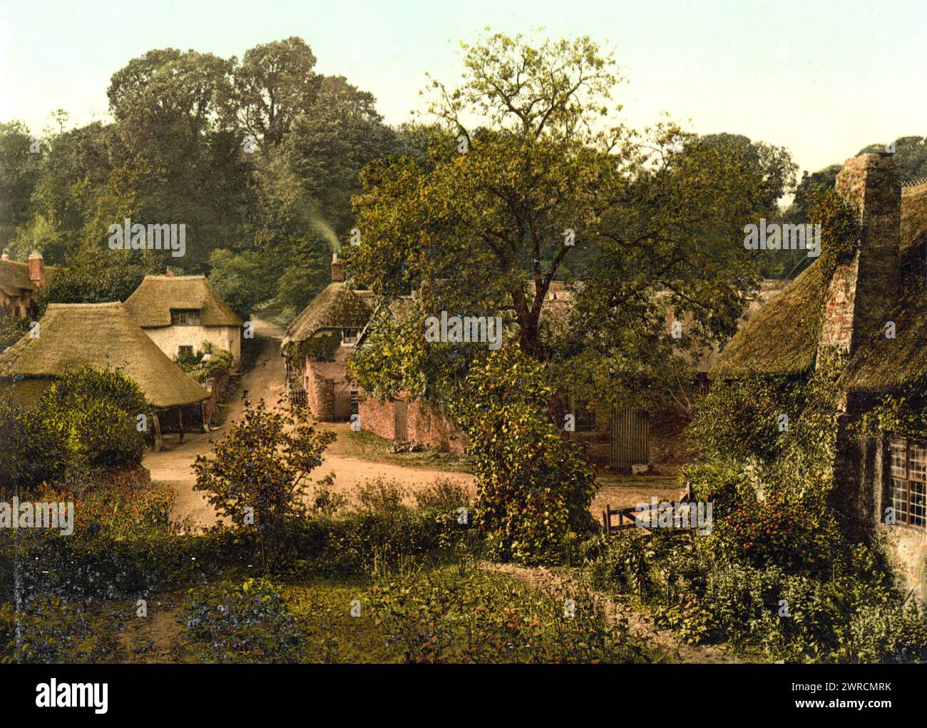Cockington Village, Torquay, England, between ca. 1890 and ca. 1900 ...