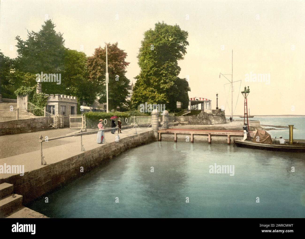 Cowes, R. Y. S. club house, Isle of Wight, England, Image shows the ...