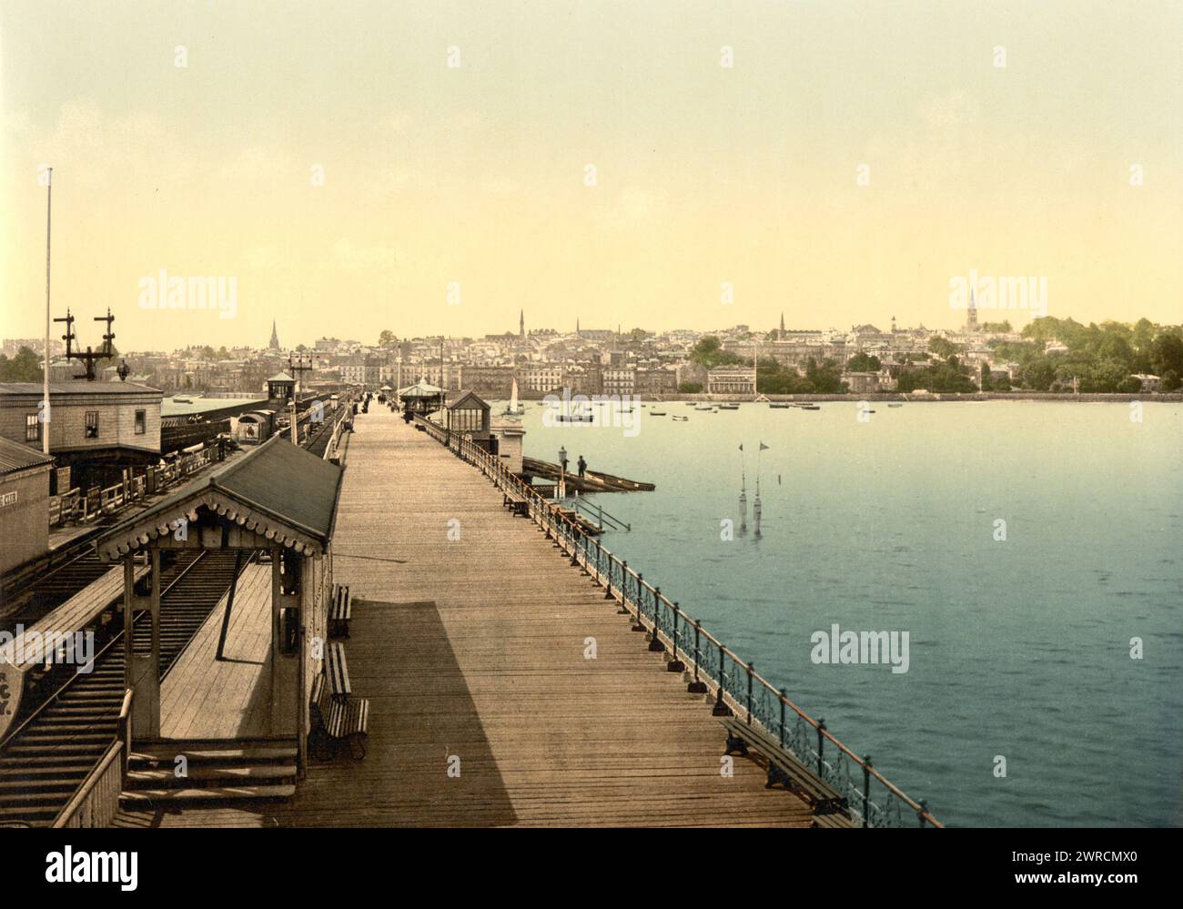 Ryde, from pier, Isle of Wight, England, between ca. 1890 and ca. 1900 ...