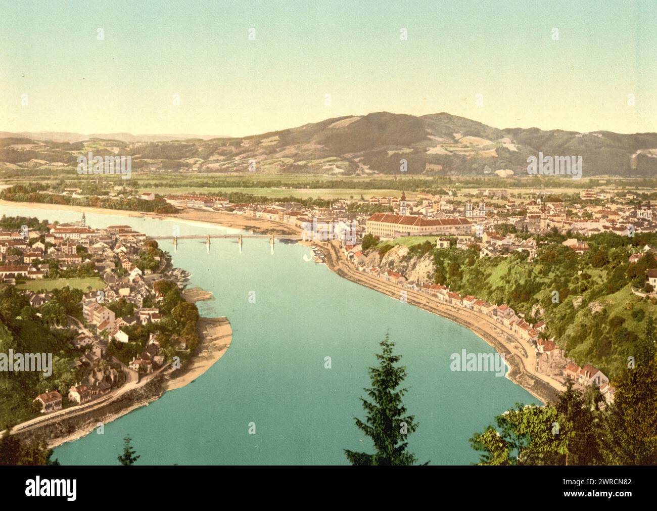 Lintz (i.e., Linz), general view, Upper Austria, Austro-Hungary ...