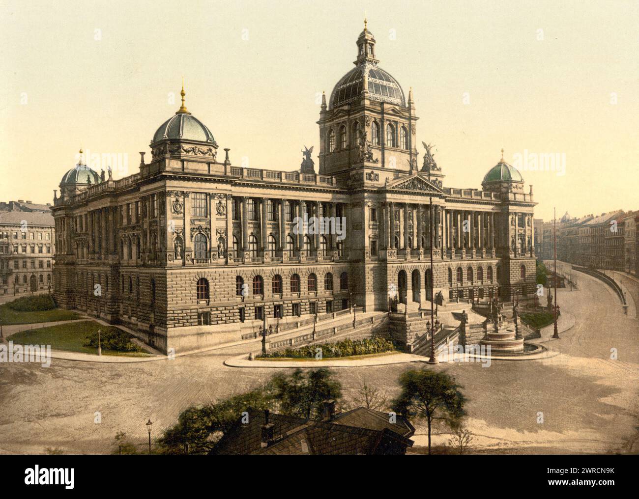 Museum, Prague, Bohemia, Austro-Hungary, between ca. 1890 and ca. 1900 ...