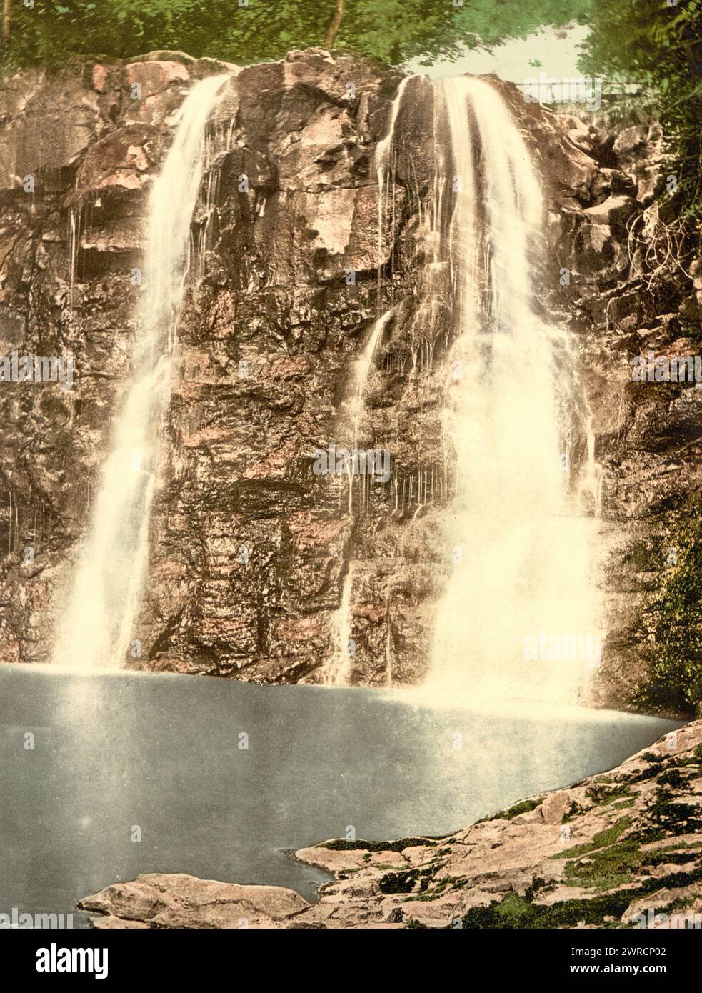 Ess-na-Crub Fall. Glenariff. County Antrim, Ireland, between ca. 1890 ...