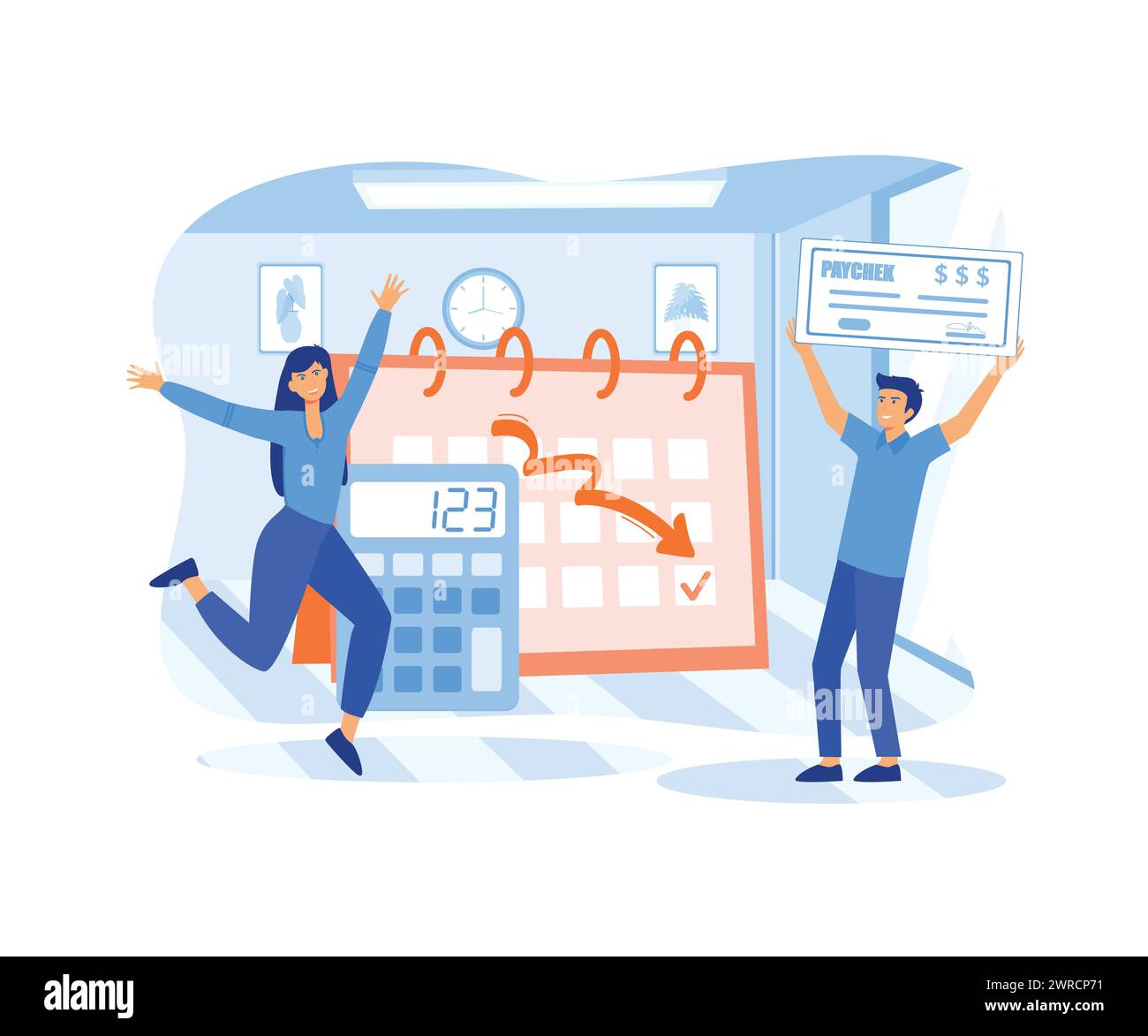 Payroll software Stock Vector Images - Alamy