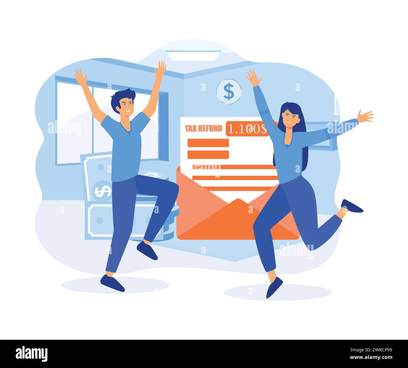 Getting her balance Stock Vector Images - Alamy