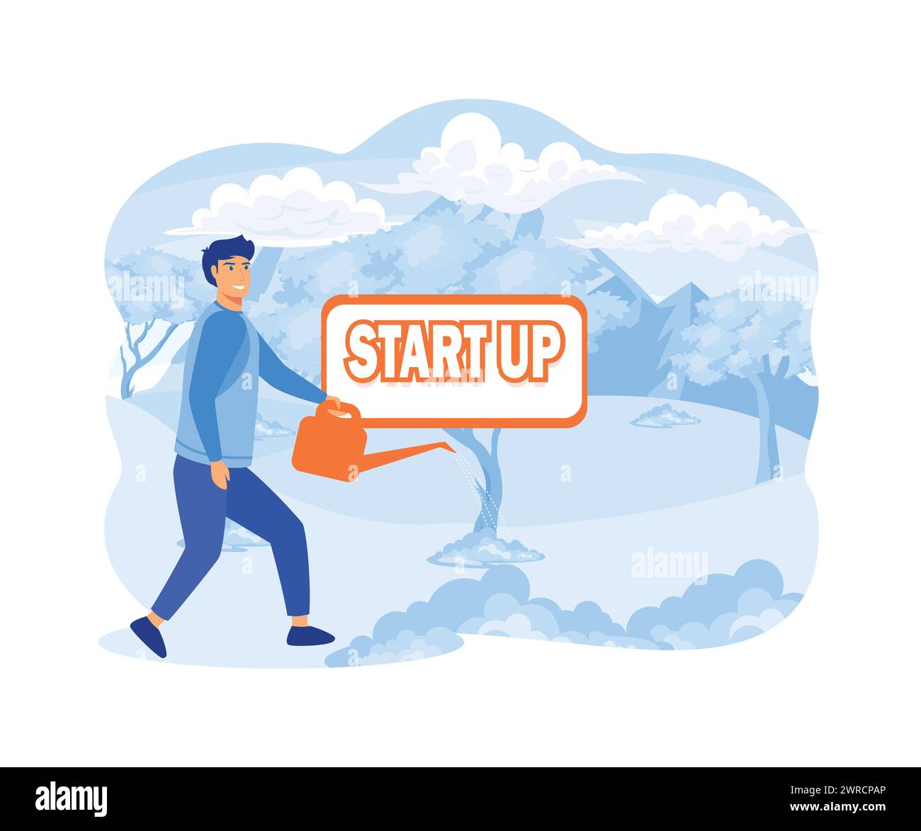 Up board character green Stock Vector Images - Alamy