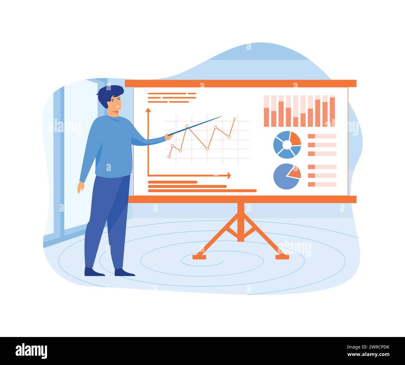 Financial planning whiteboard Stock Vector Images - Alamy