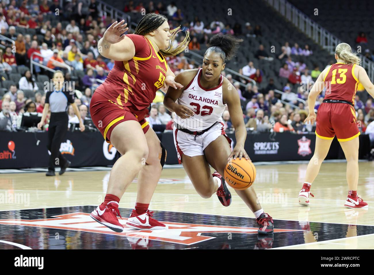 KANSAS CITY, MO - MARCH 11: Oklahoma Sooners forward Sahara Williams ...