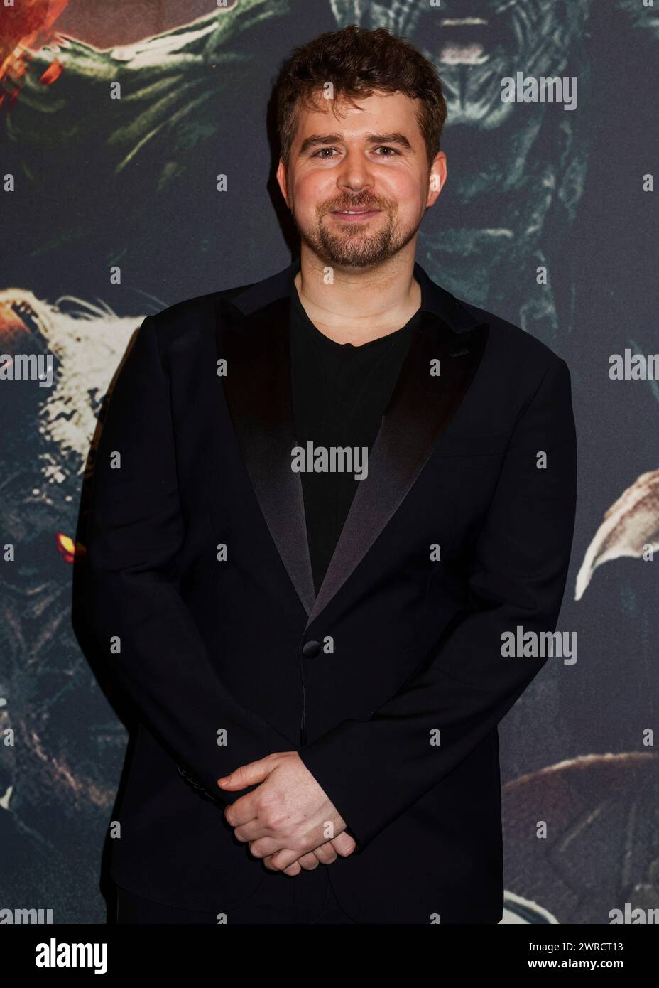 London, UK. 11th Mar, 2024. Rhys Waterfield attends the Winnie the Pooh ...