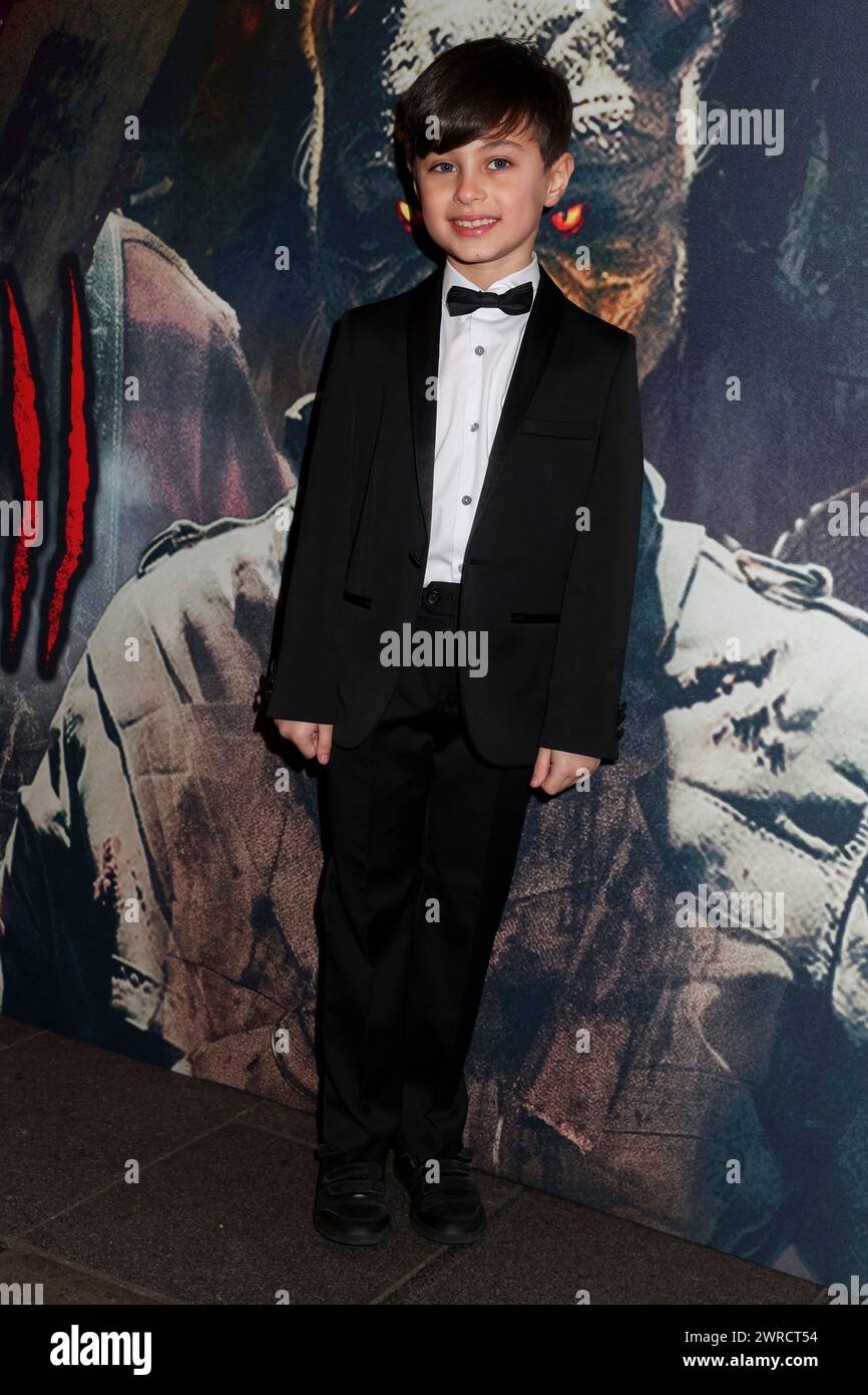 London, UK. 11th Mar, 2024. Mason Gold attends the Winnie the Pooh ...