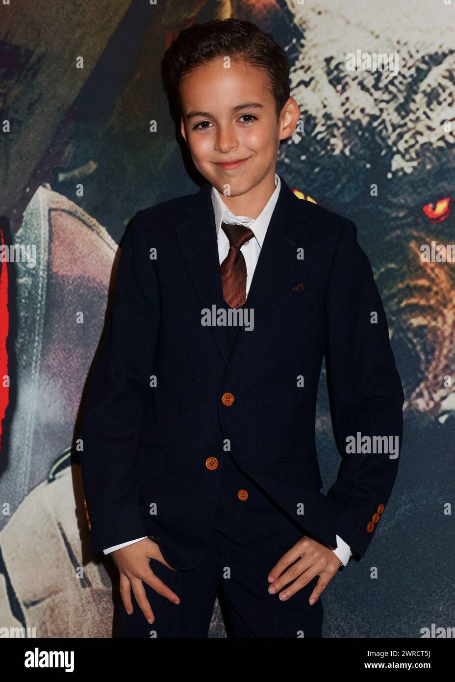 London, UK. 11th Mar, 2024. Lucas Allermann attends the Winnie the Pooh ...