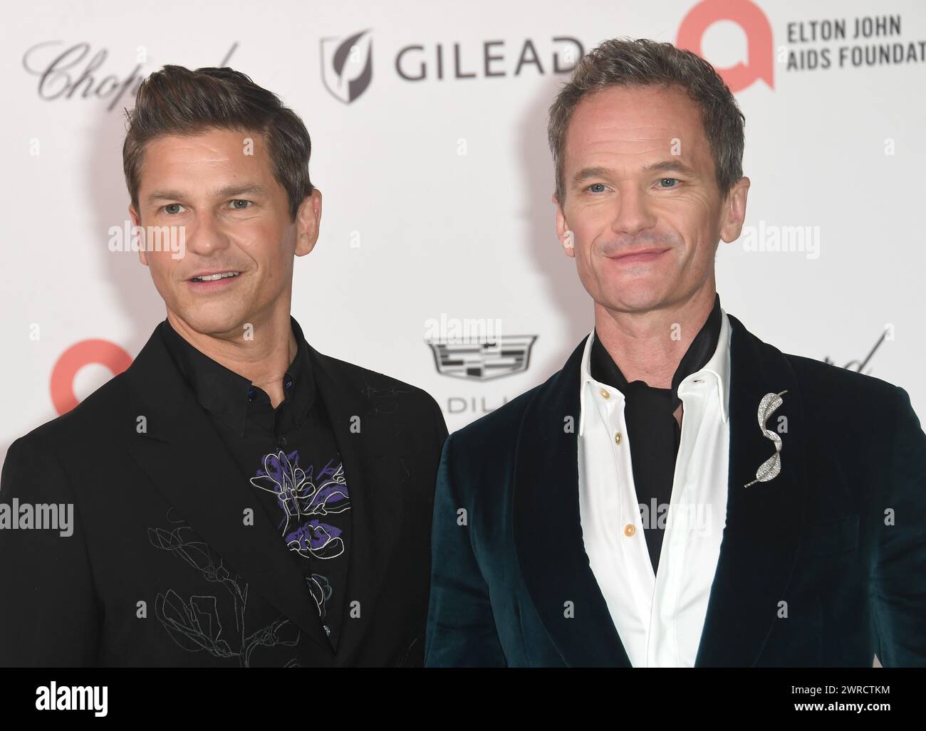 West Hollywood, USA. 10th Mar, 2024. David Burtka and Neil Patrick ...