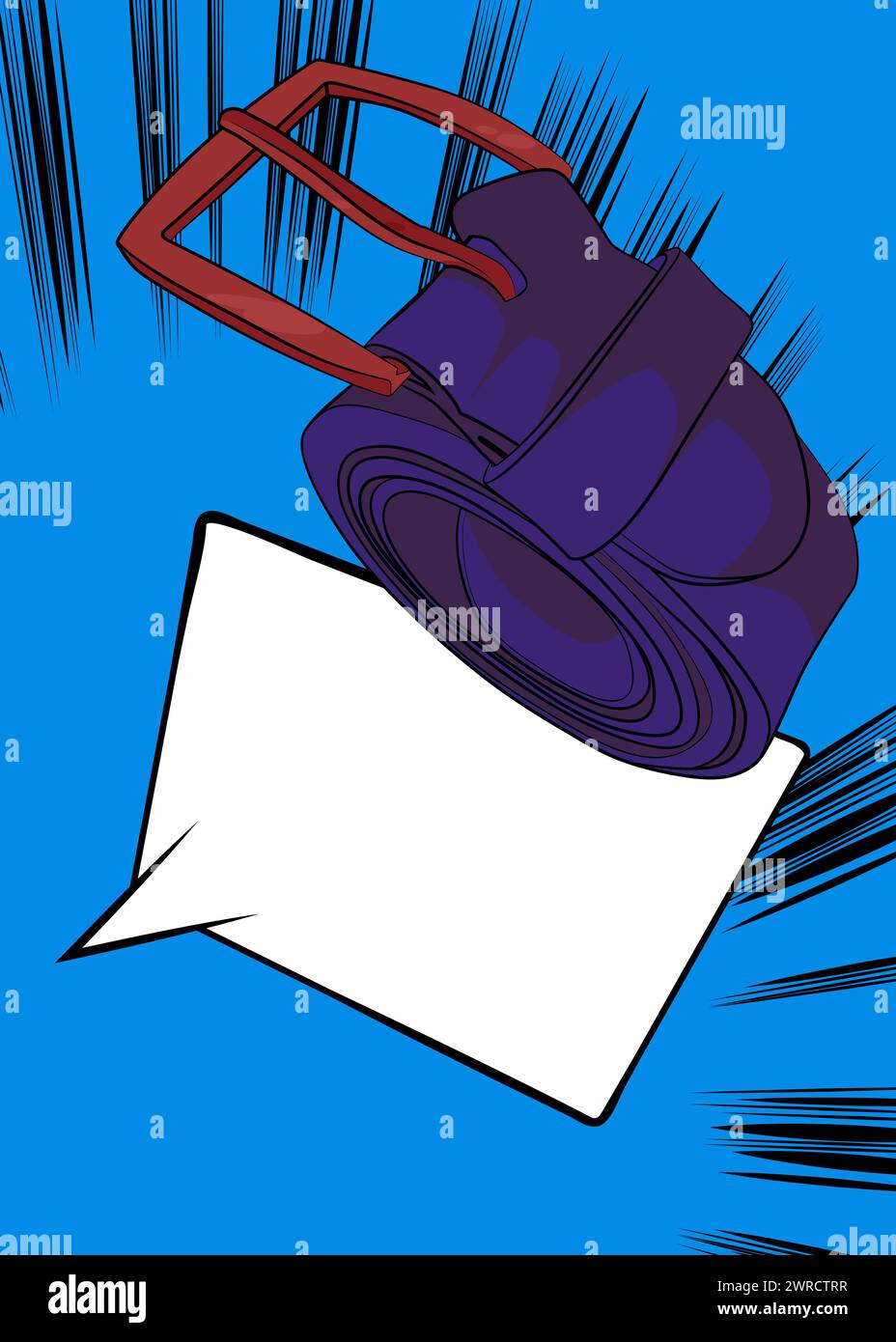 Cartoon Men's Belts with blank speech bubble, comic book Personal ...